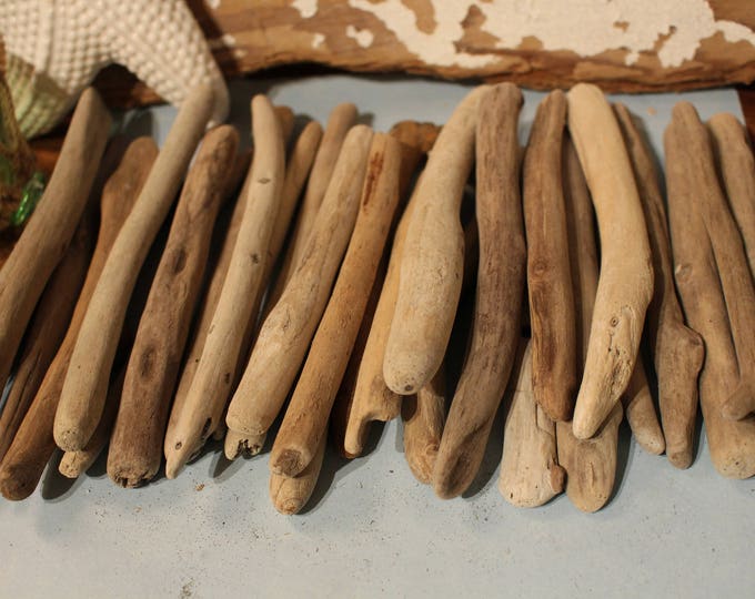 25 Pieces of Large Surf Tumbled California Driftwood Sticks Beach Decor ...