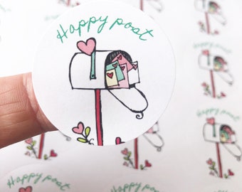 Post Stickers | Etsy