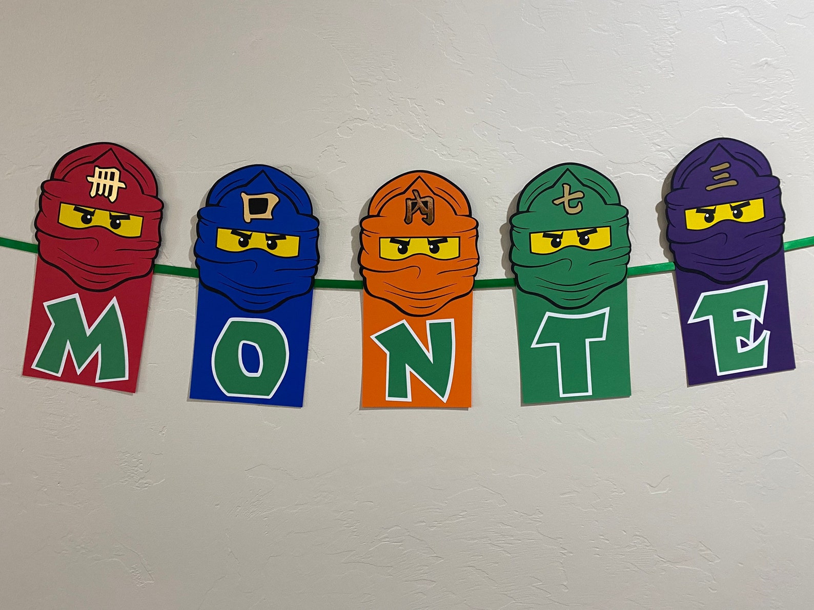 Ninja Banner Ninjago Banner Ninja Birthday Banner Ninjago | Etsy
