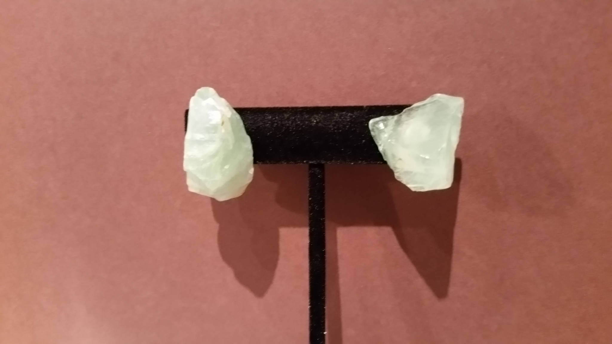 Green Calcite Stud Earrings - Etsy