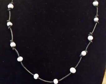 Vintage Ivory Freshwater Pearl Torsade Necklace & Bracelet Set. Round ...
