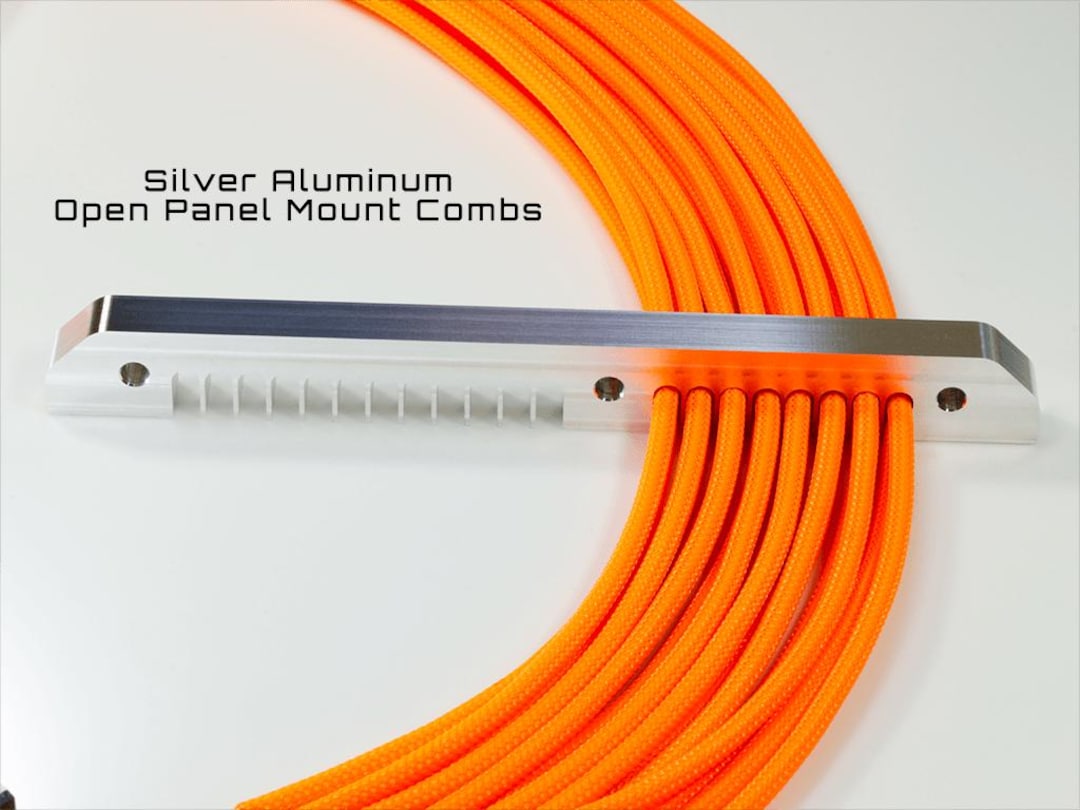 Open Panel Mount Comb | Aluminum | Silver - Etsy