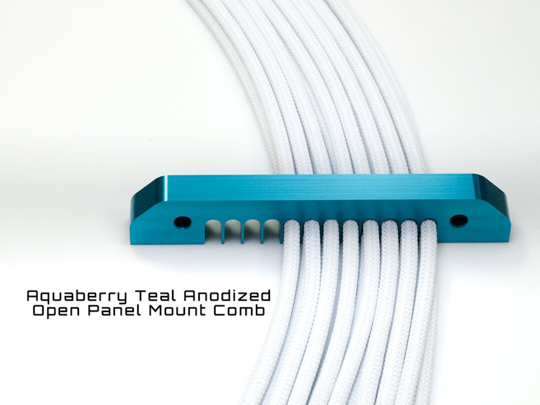 Open Panel Mount Comb | Aluminum | Aquaberry Teal - Etsy