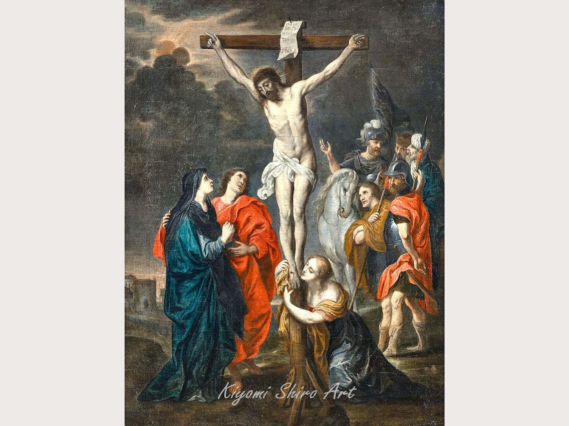 The Crucifixion Jesus of Nazareth by Follower of Peter Paul Rubens ...