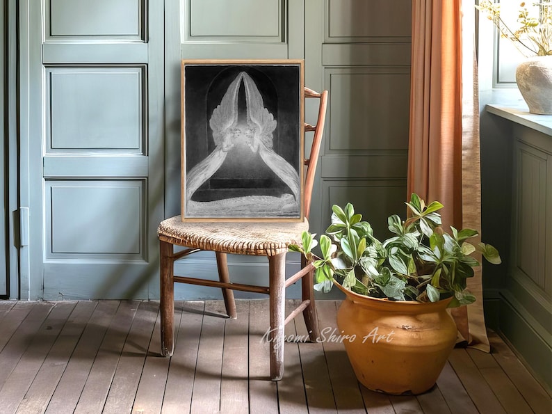 Old Master Artist William Blake Christ in the Sepulchre Guarded by ...