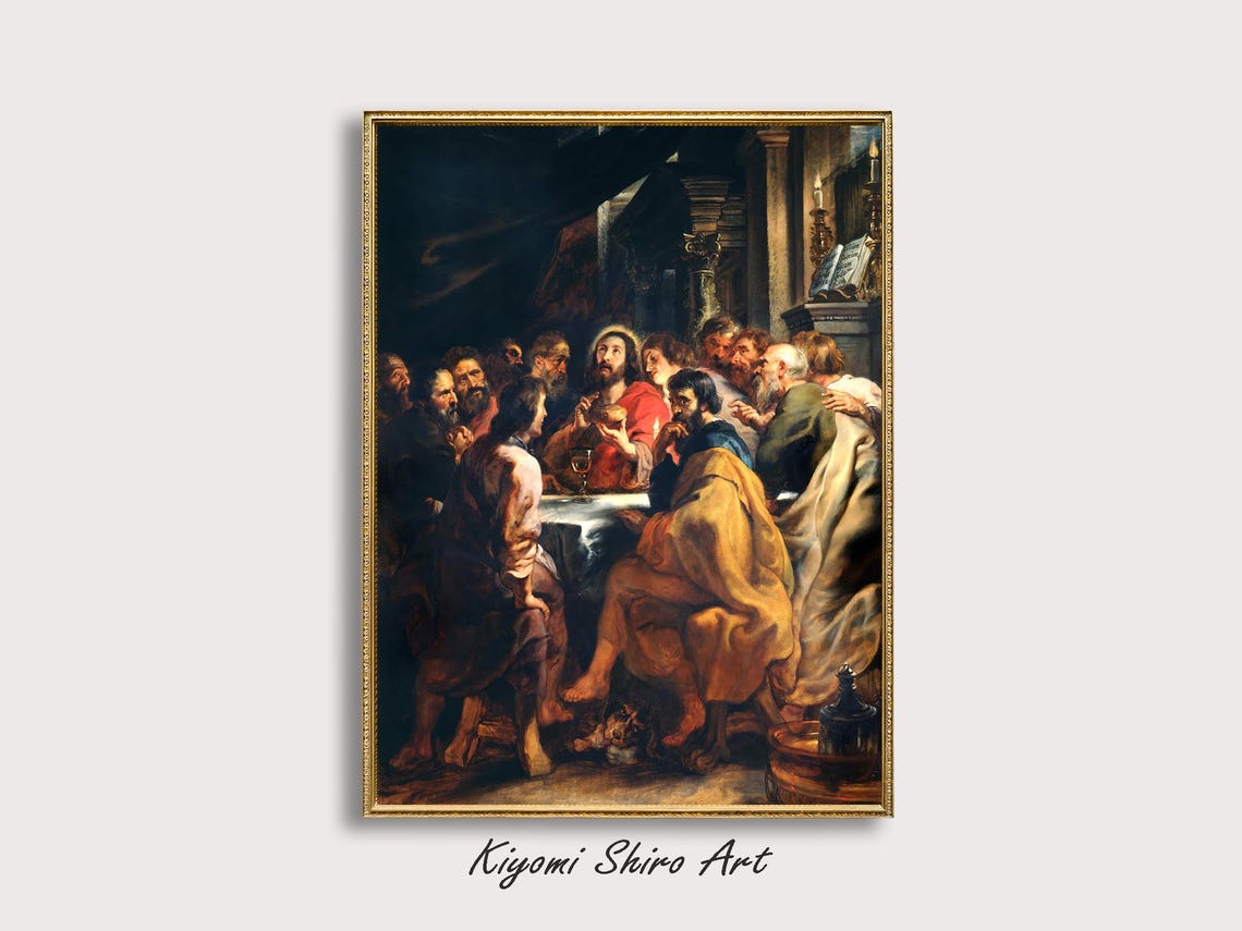 Masterpiece the Last Supper Painting, Christian Artwork by Famous ...