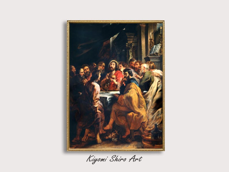 Masterpiece the Last Supper Painting, Christian Artwork by Famous ...
