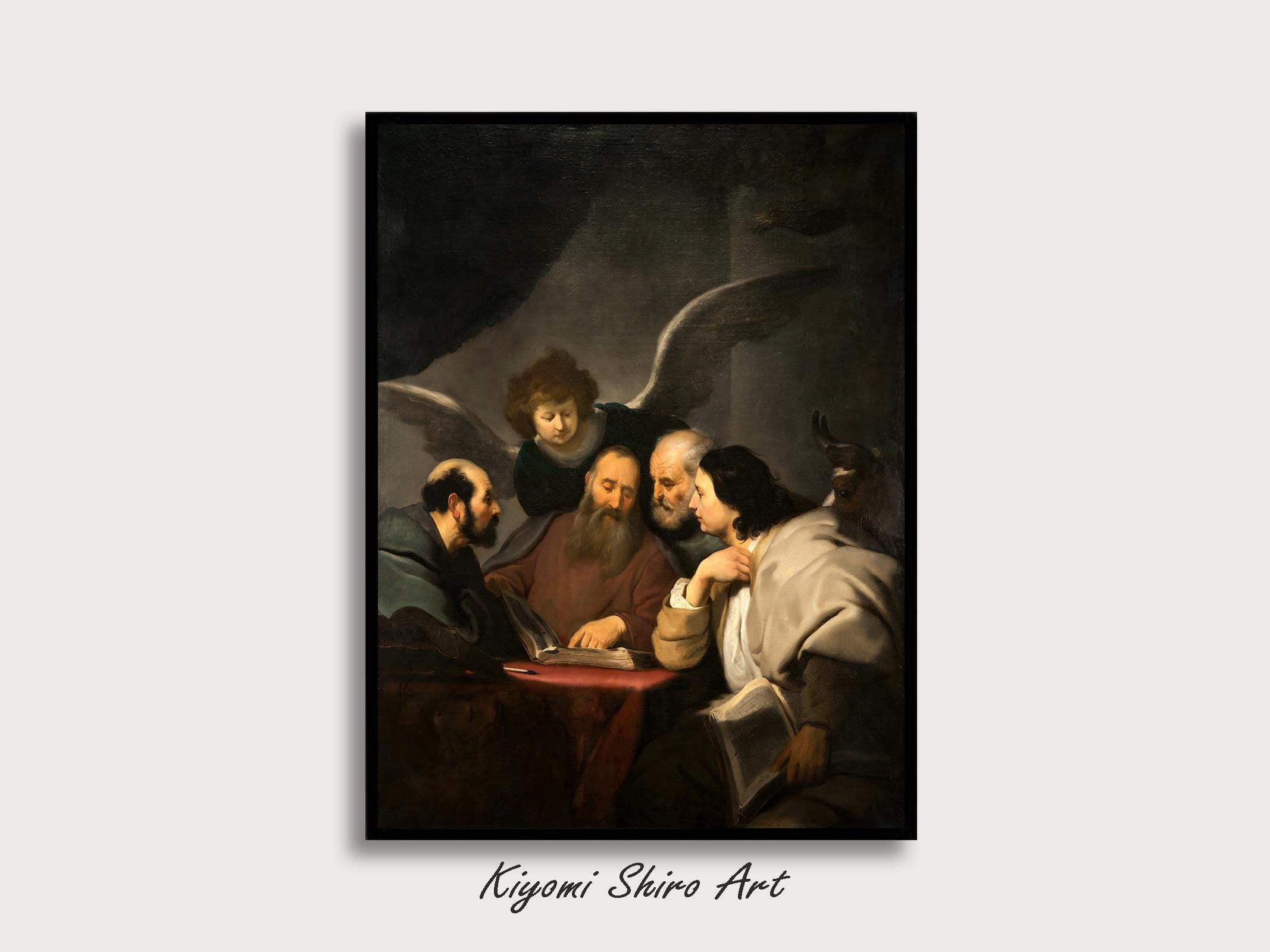The Four Evangelists Famous Oil Painting by Jacob Adriaensz Backer ...