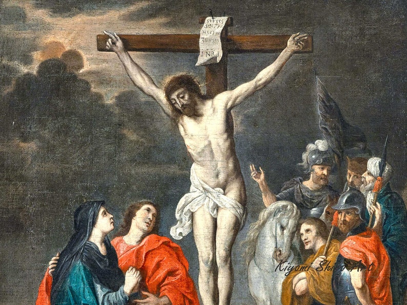 The Crucifixion Jesus of Nazareth by Follower of Peter Paul Rubens, Jesus Artwork Famous Old ...