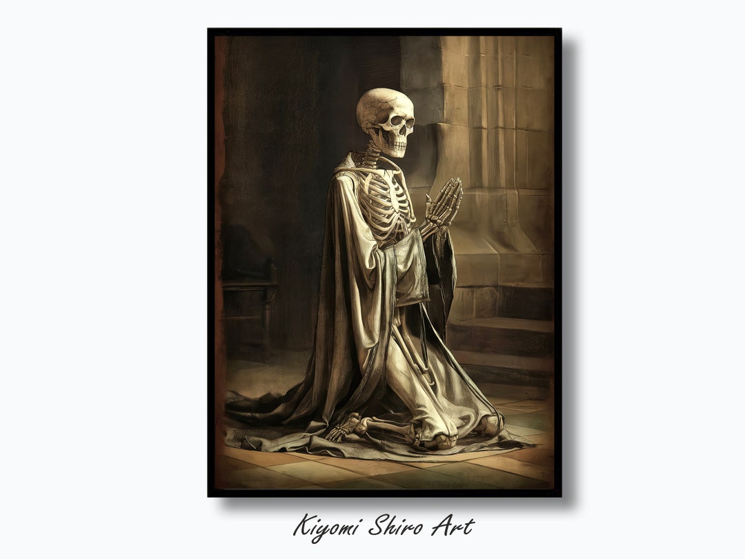 Memento Mori Vanitas Still Life Art. Dark Academia Life and Death ...
