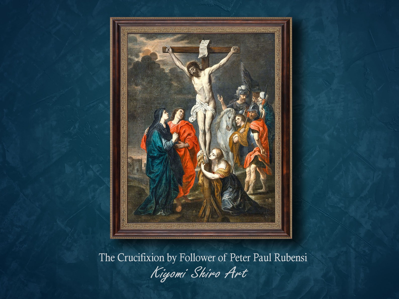 The Crucifixion Jesus of Nazareth by Follower of Peter Paul Rubens ...