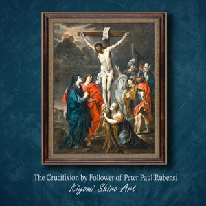 The Crucifixion Jesus of Nazareth by Follower of Peter Paul Rubens ...