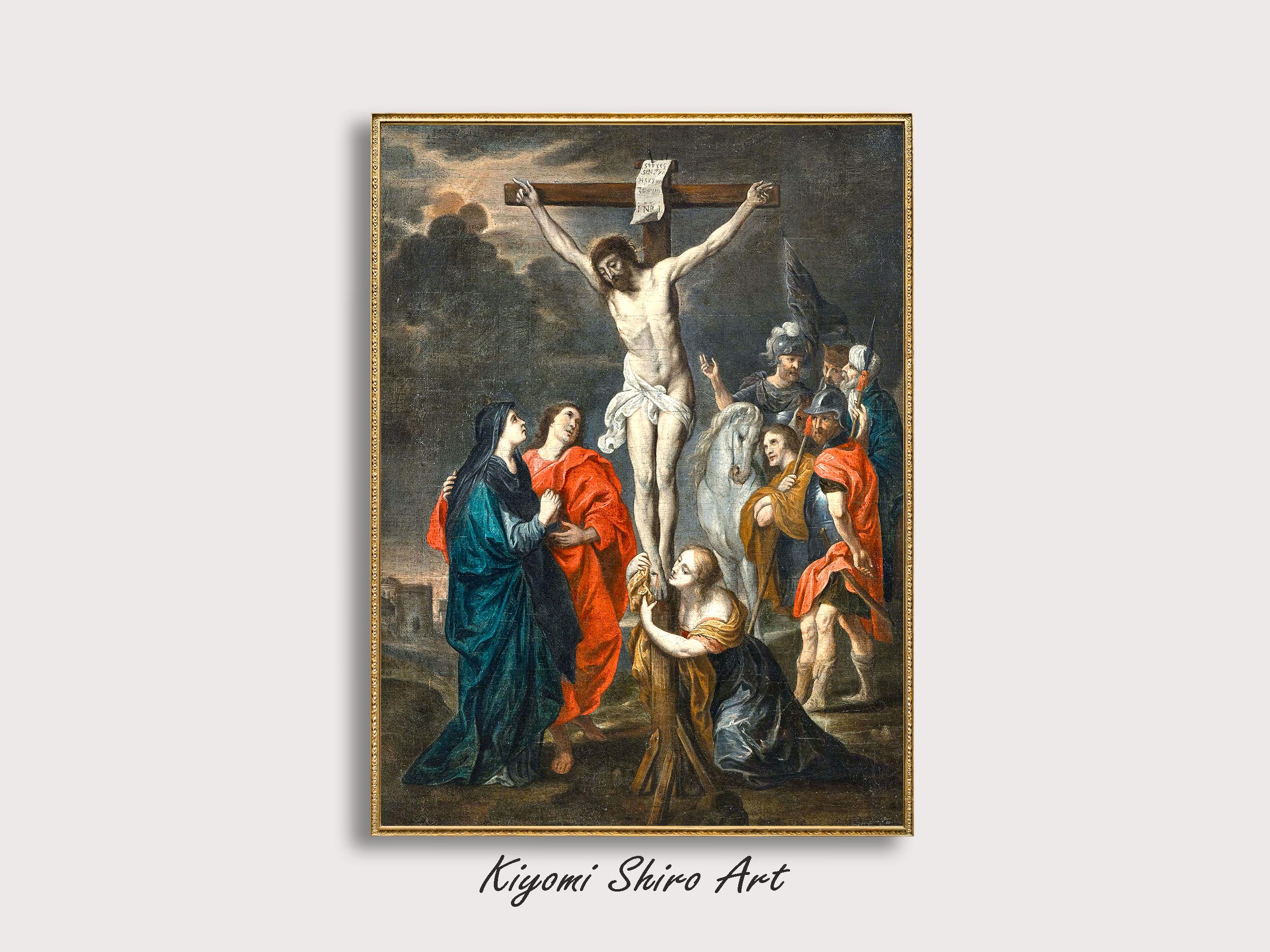 The Crucifixion Jesus of Nazareth by Follower of Peter Paul Rubens ...
