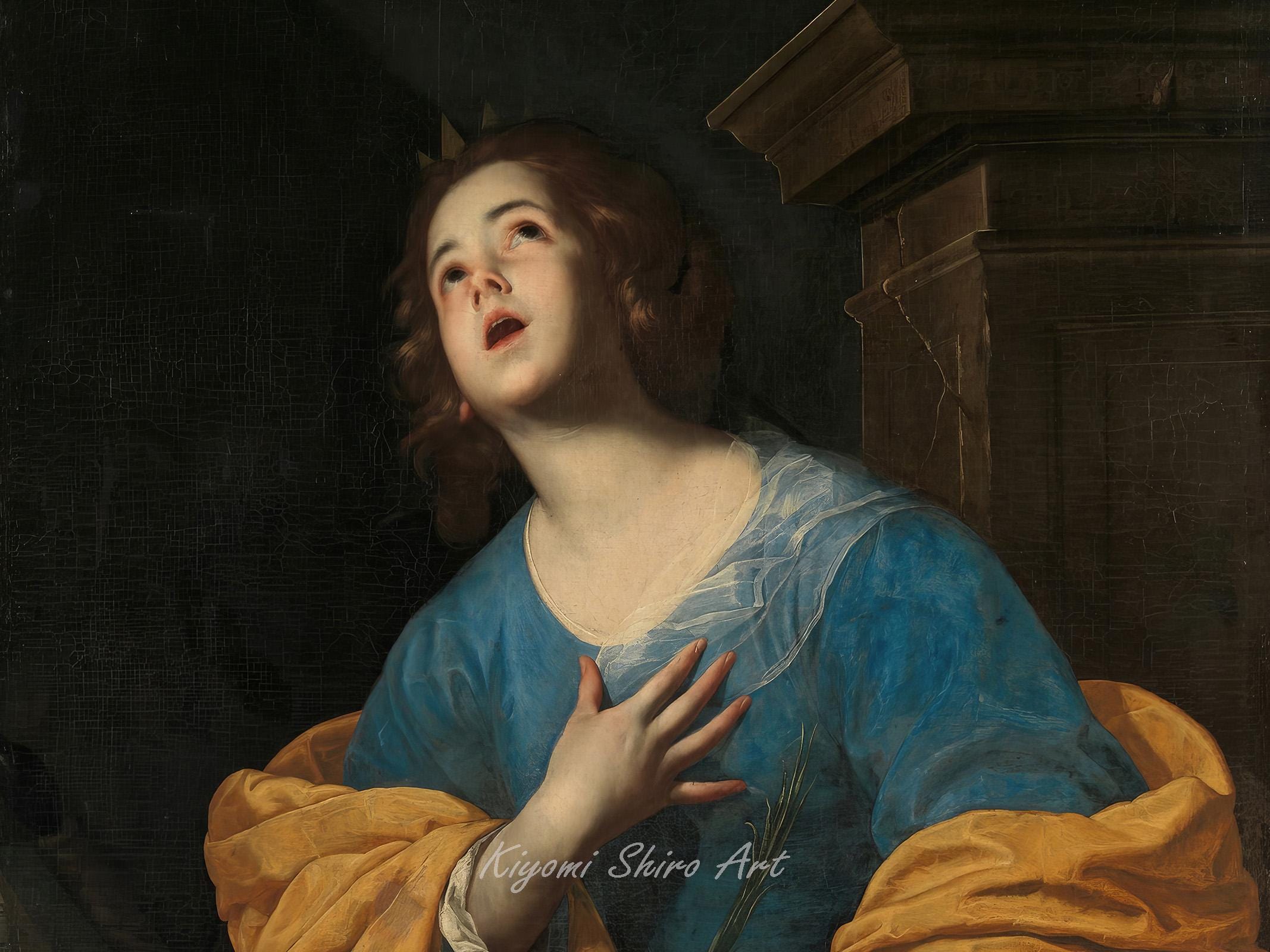 Santa Caterina Female Patron Saint Oil Painting, St Catherine of ...