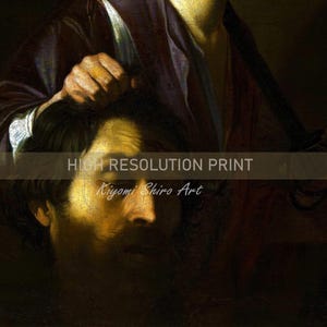 King David and Goliath Baroque Period Art, French Artist Nicolas ...