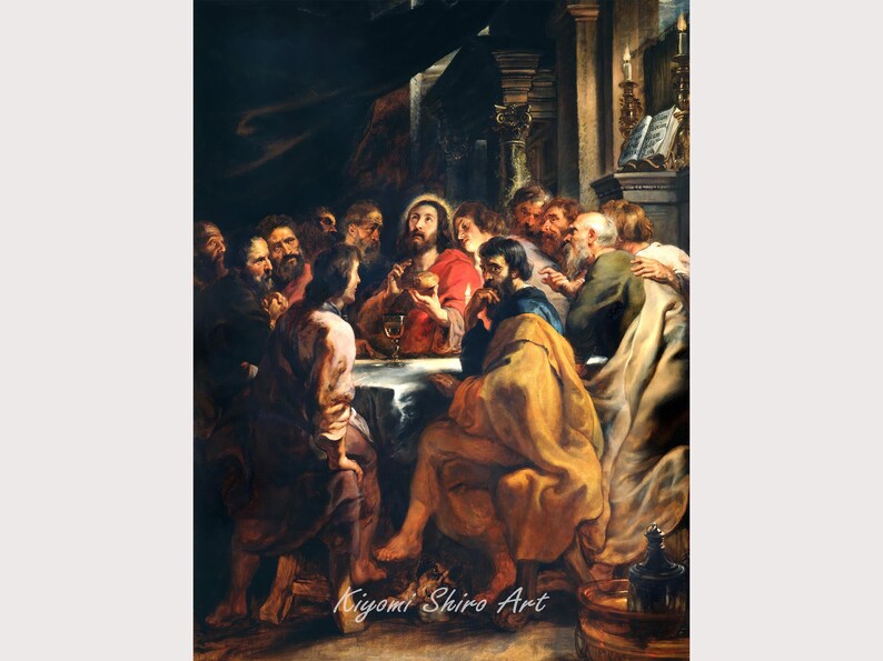 Masterpiece the Last Supper Painting, Christian Artwork by Famous ...