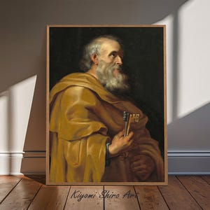 Saint Peter Portrait by Famous Flemish Artist Peter Paul Rubens, 17th ...