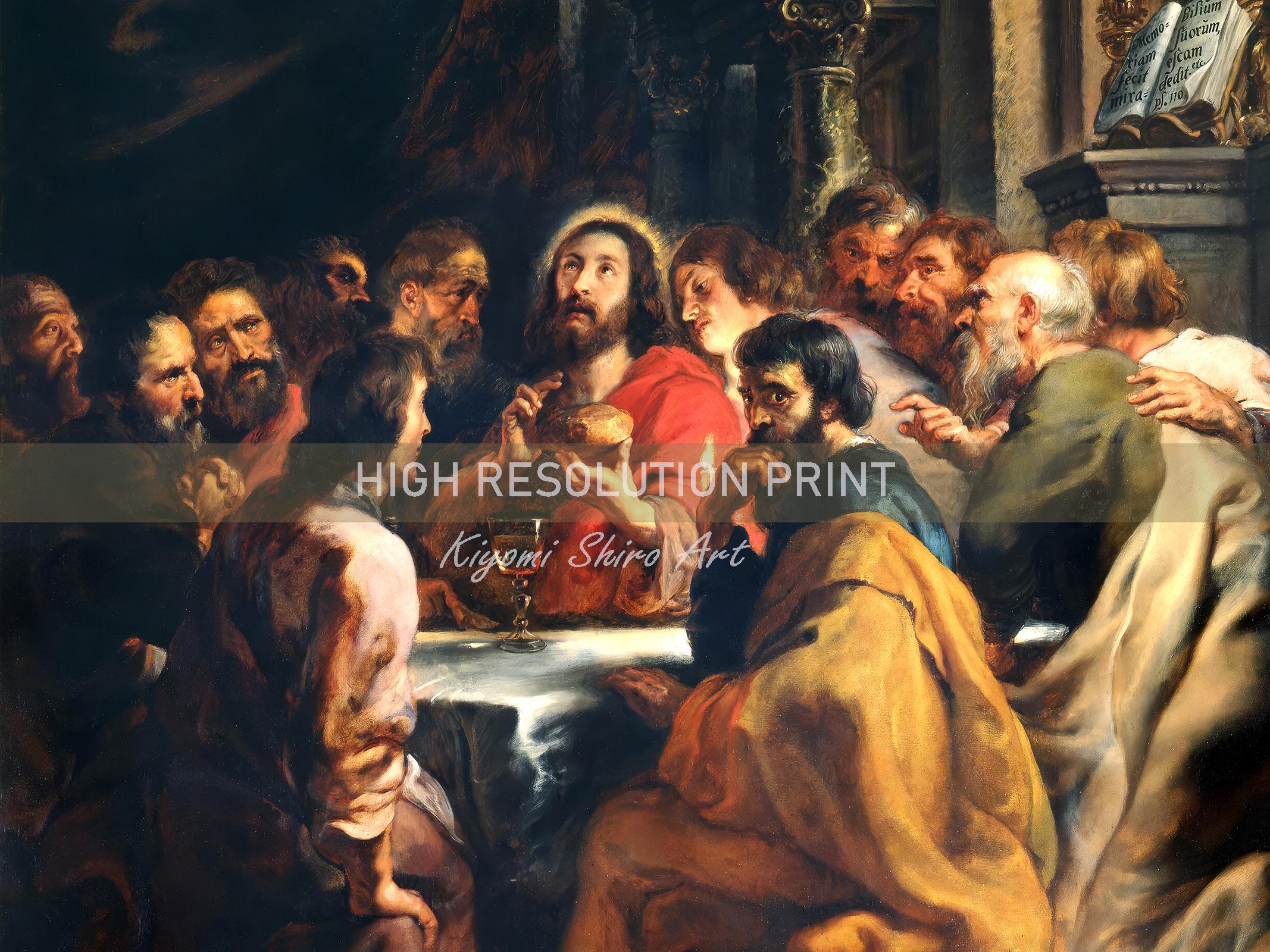 Masterpiece the Last Supper Painting, Christian Artwork by Famous ...