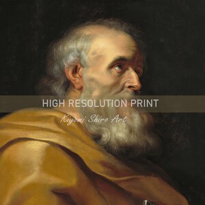 Saint Peter Portrait by Famous Flemish Artist Peter Paul Rubens, 17th ...