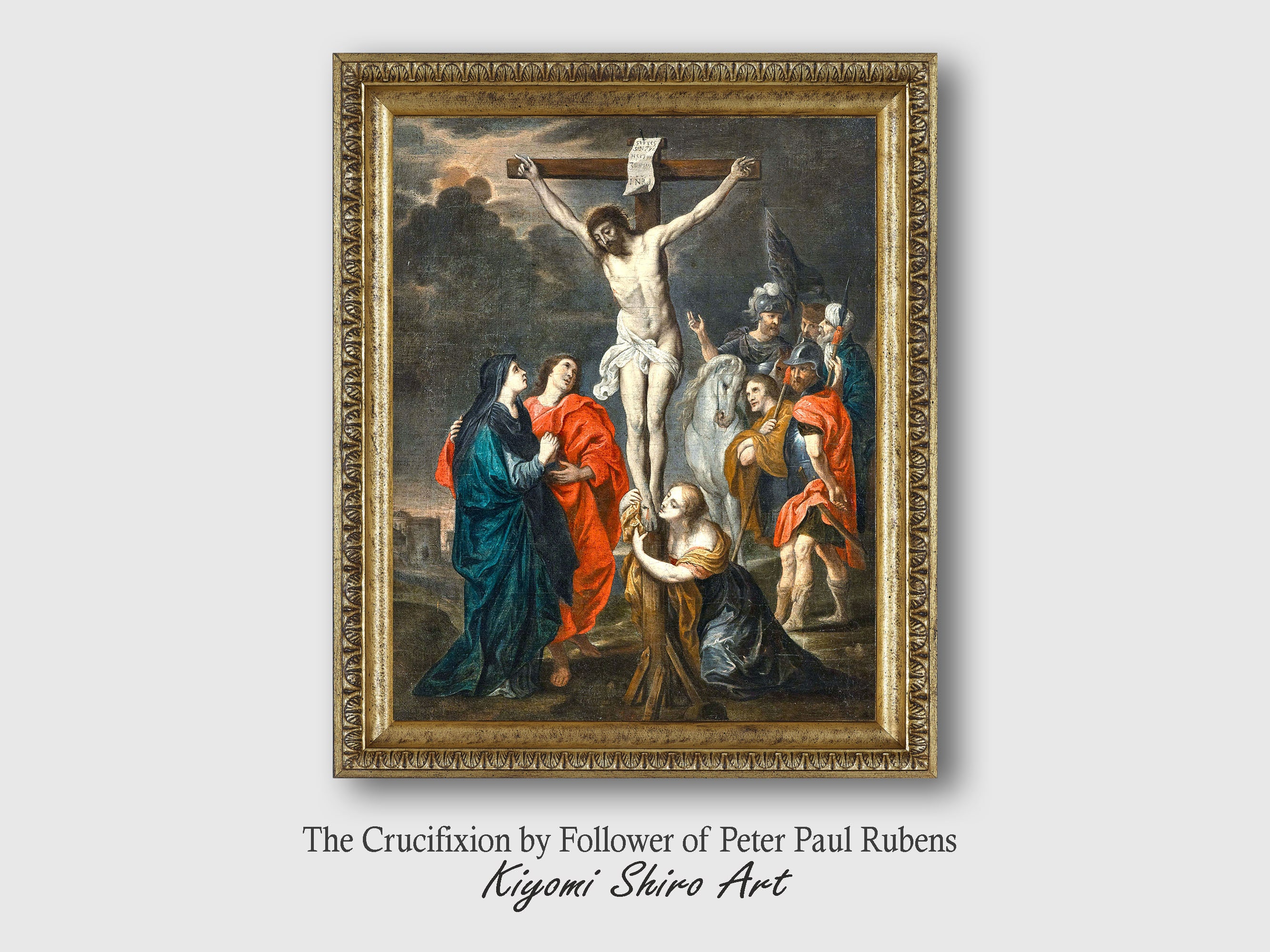 The Crucifixion Jesus of Nazareth by Follower of Peter Paul Rubens, Jesus Artwork Famous Old ...