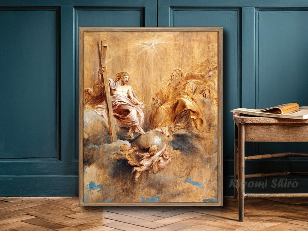 Peter Paul Rubens Painting the Holy Trinity, God the Father Son and ...