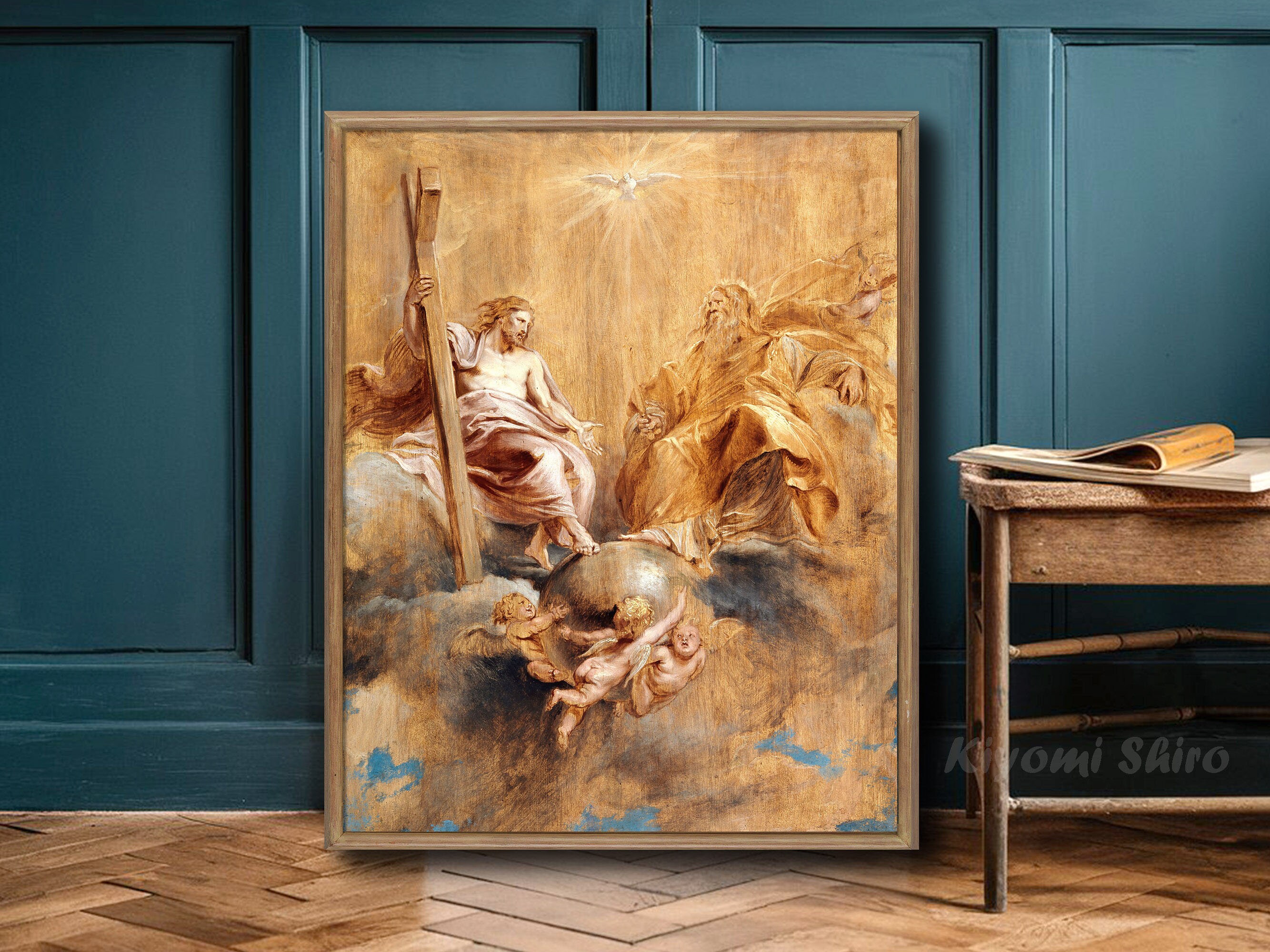 Peter Paul Rubens Painting the Holy Trinity, God the Father Son and ...