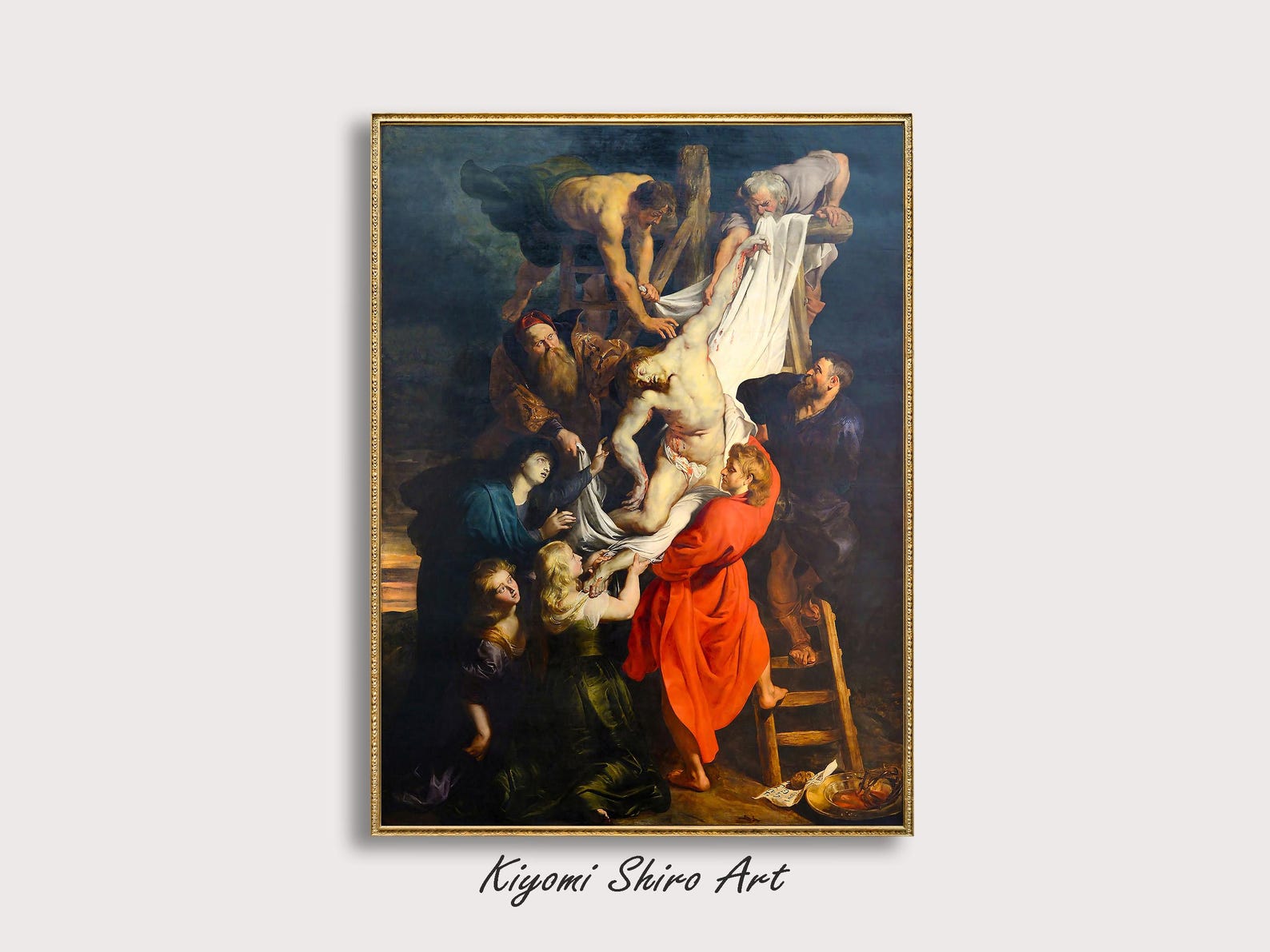 Jesus of Nazareth Descent From the Cross, Famous Renaissance Artwork by ...
