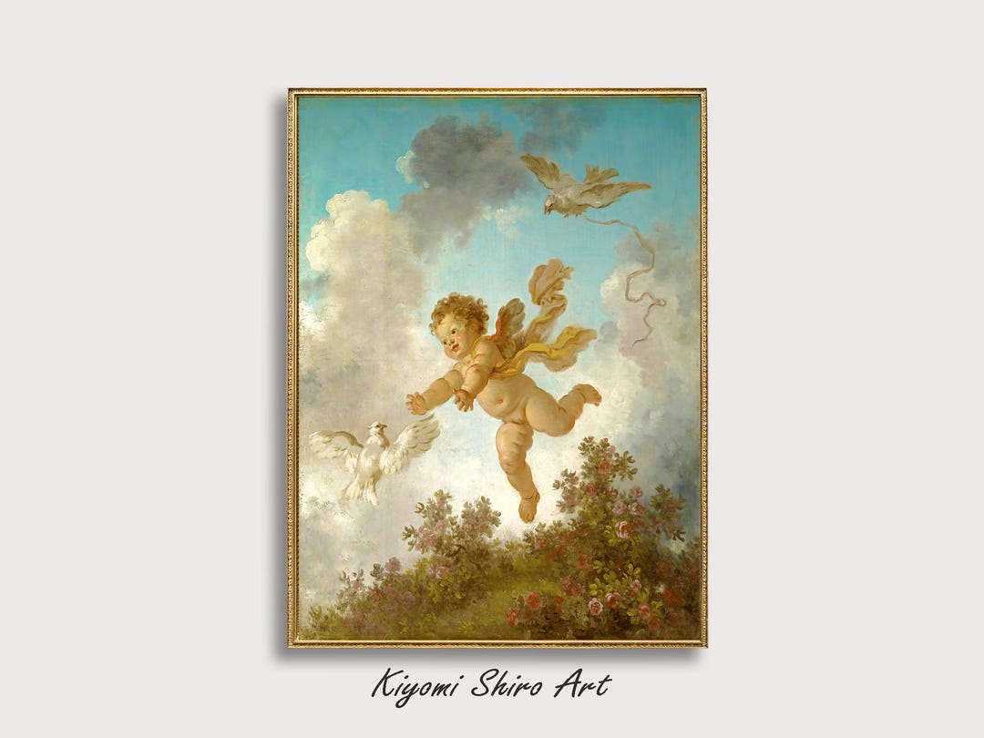 Masterpiece Rococo Art, the Progress of Love Rococo Style Painting by ...
