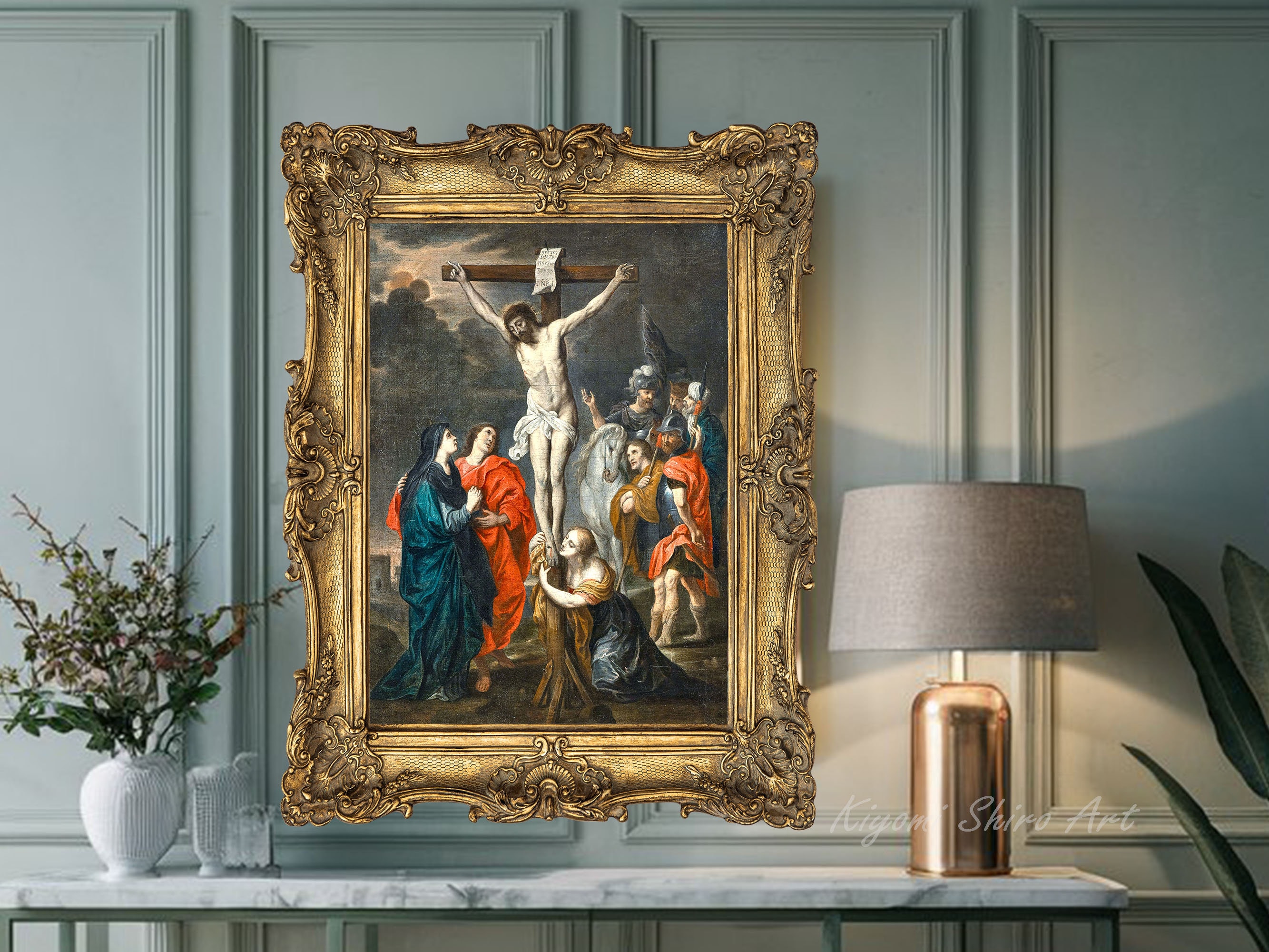 The Crucifixion Jesus of Nazareth by Follower of Peter Paul Rubens ...