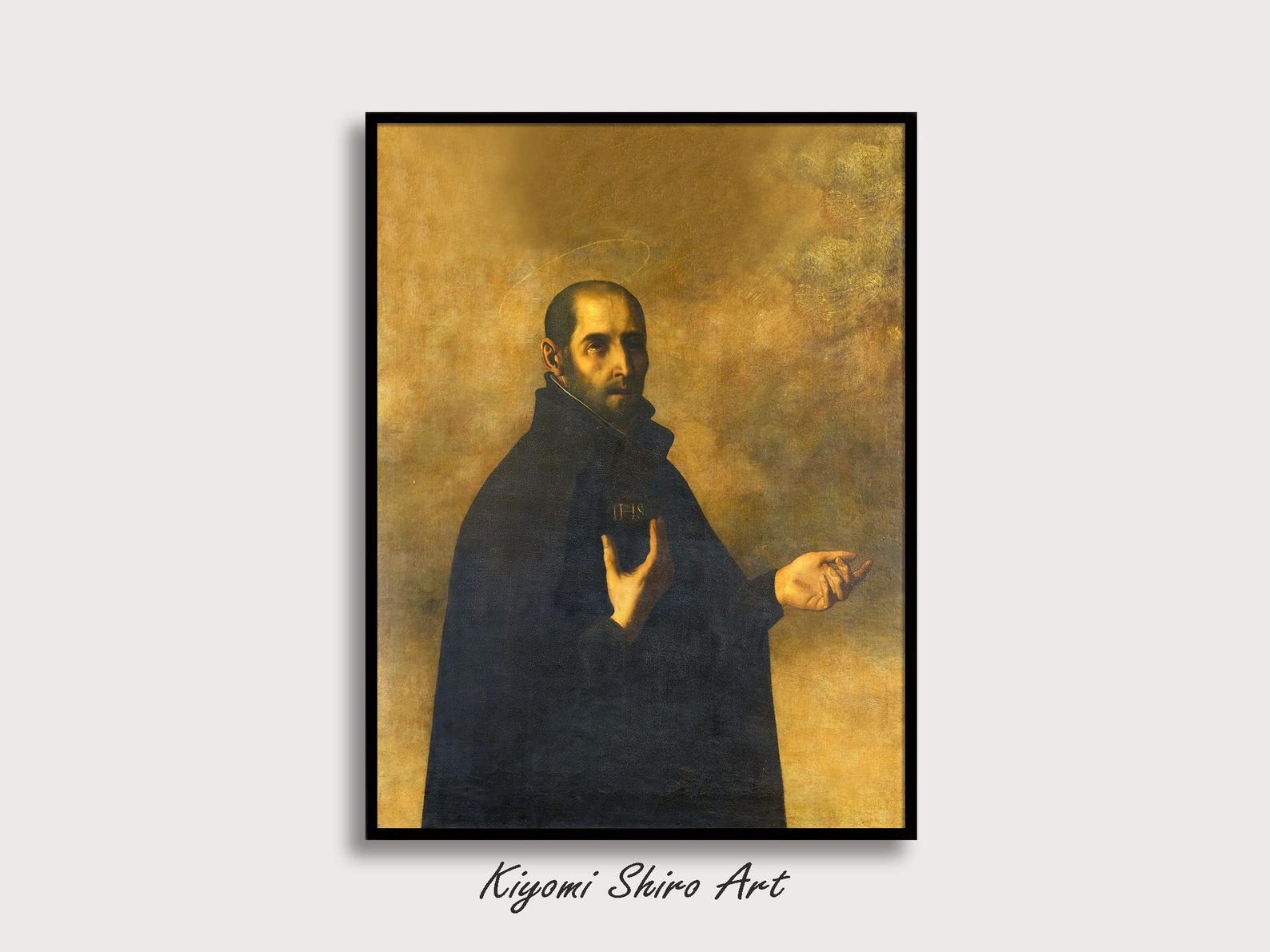 Saint Ignatius Loyola Famous Portrait Painting by Spanish Baroque ...