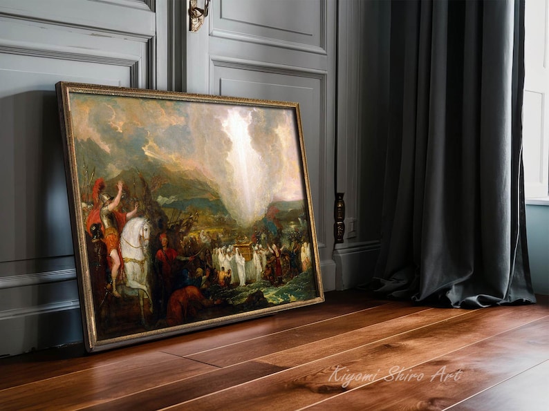 The Ark of the Covenant Oil Painting, Benjamin West Famous Artist ...