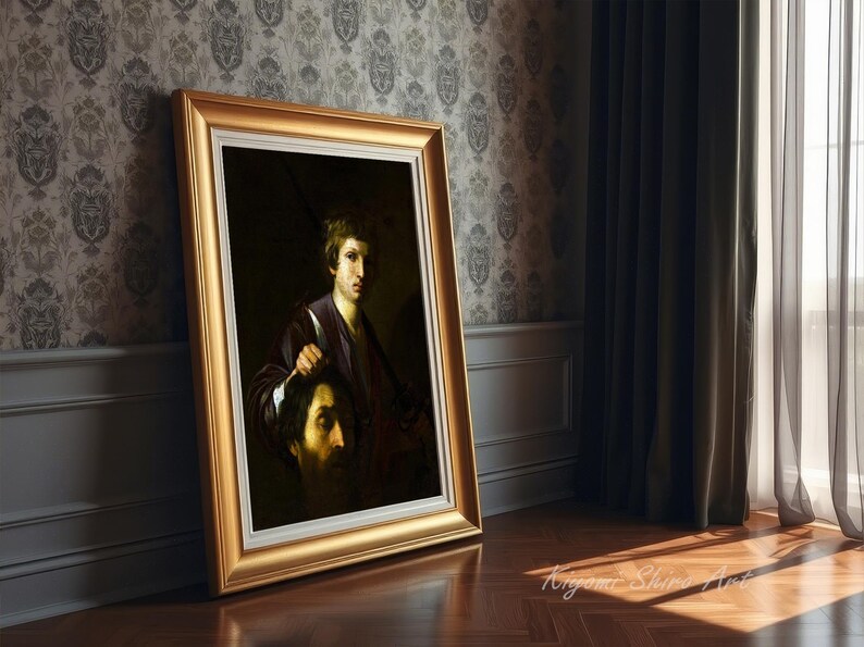 King David and Goliath Baroque Period Art, French Artist Nicolas ...