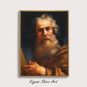 Moses Portrait 17th Century Italian Classical Baroque Art, Renaissance ...