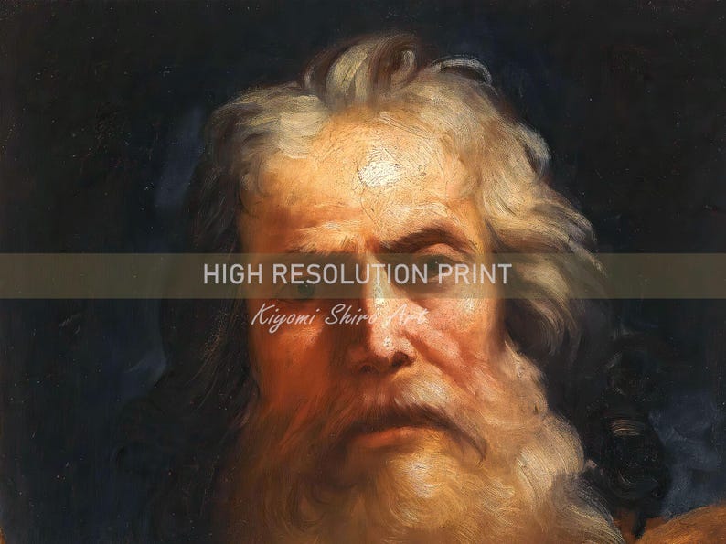 Moses Portrait 17th Century Italian Classical Baroque Art, Renaissance ...