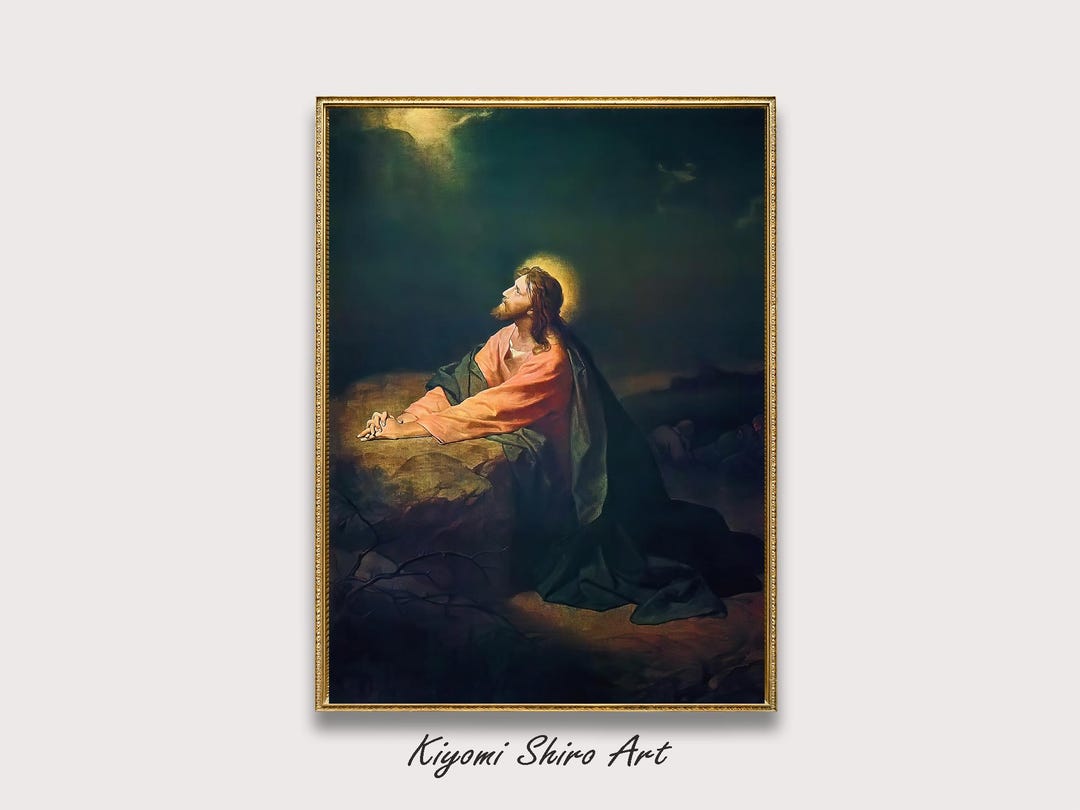 Agony in the Garden of Gethsemane Painting by German Painter Heinrich ...