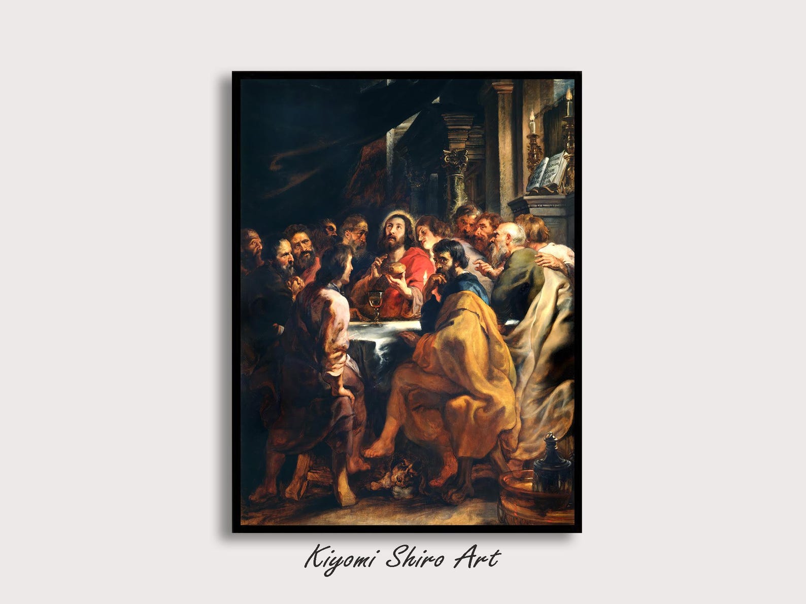Masterpiece the Last Supper Painting, Christian Artwork by Famous ...
