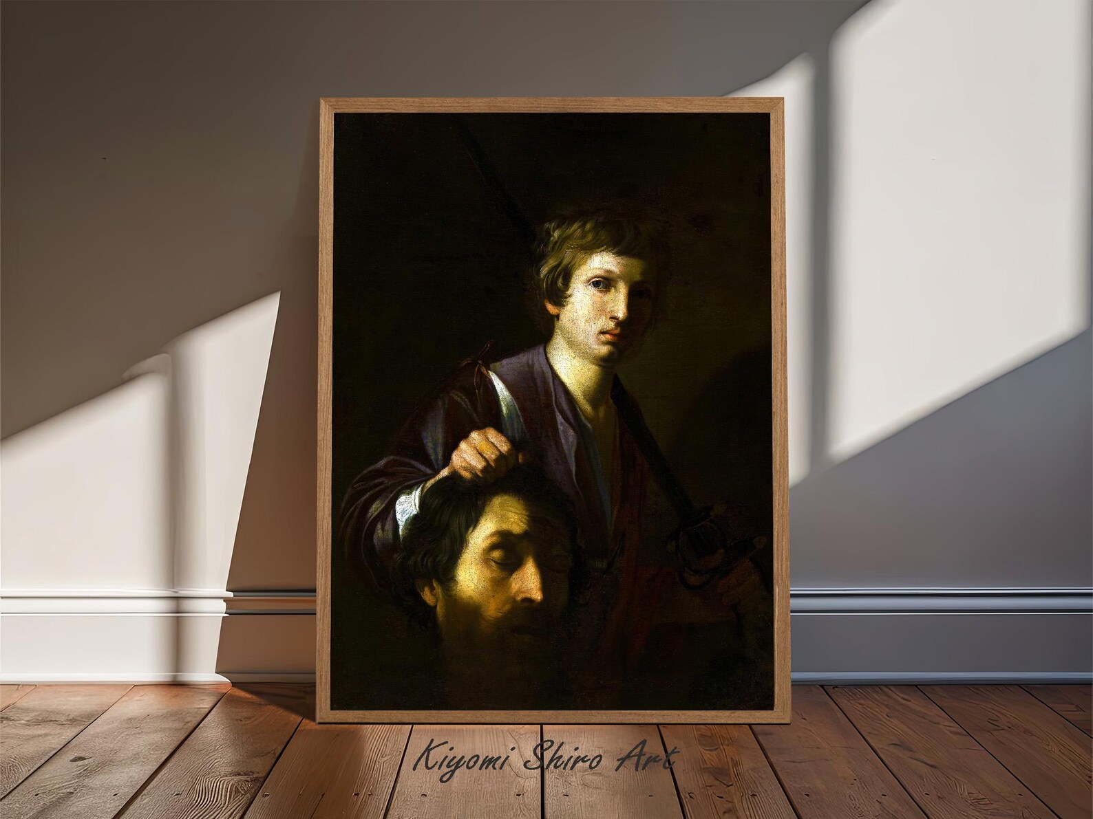 King David and Goliath Baroque Period Art, French Artist Nicolas ...