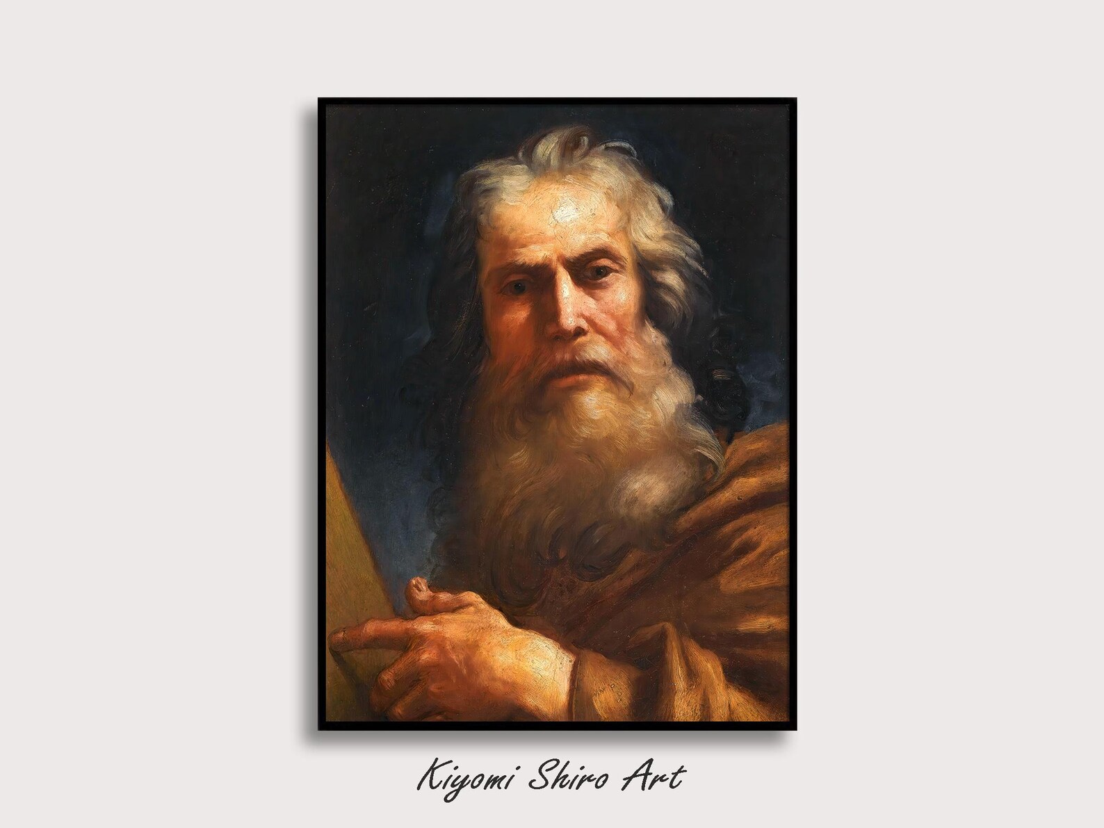 Moses Portrait 17th Century Italian Classical Baroque Art, Renaissance ...