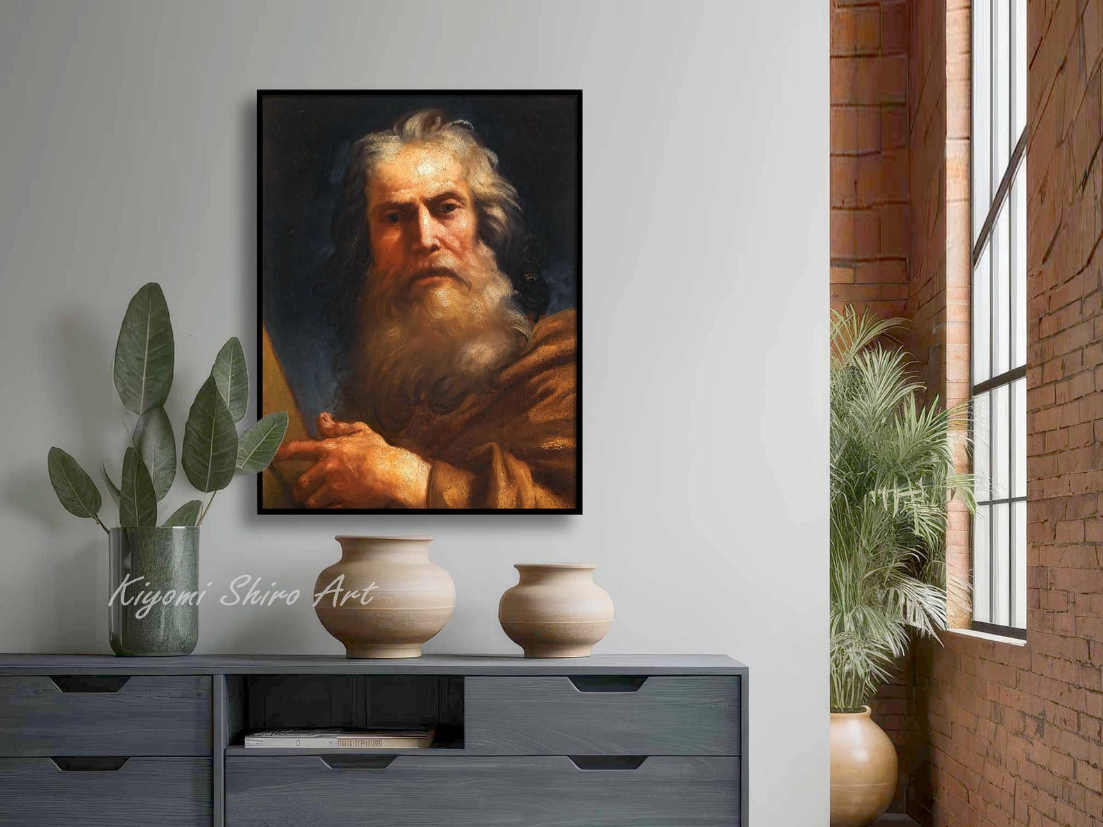 Moses Portrait 17th Century Italian Classical Baroque Art, Renaissance ...