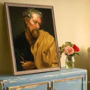 The Apostle Saint Bartholomew Art by Baroque Artist Anthony Van Dyck ...