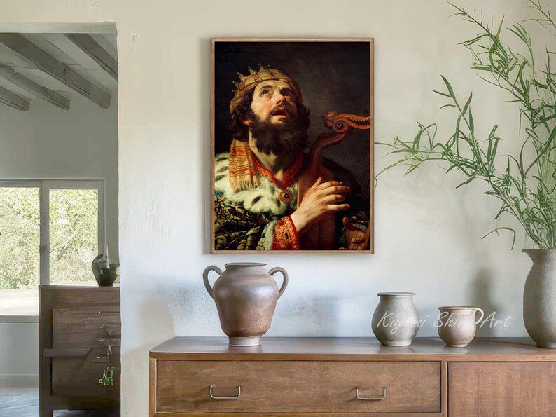 King David, the King of Israel Portrait by Famous Dutch Golden Age ...