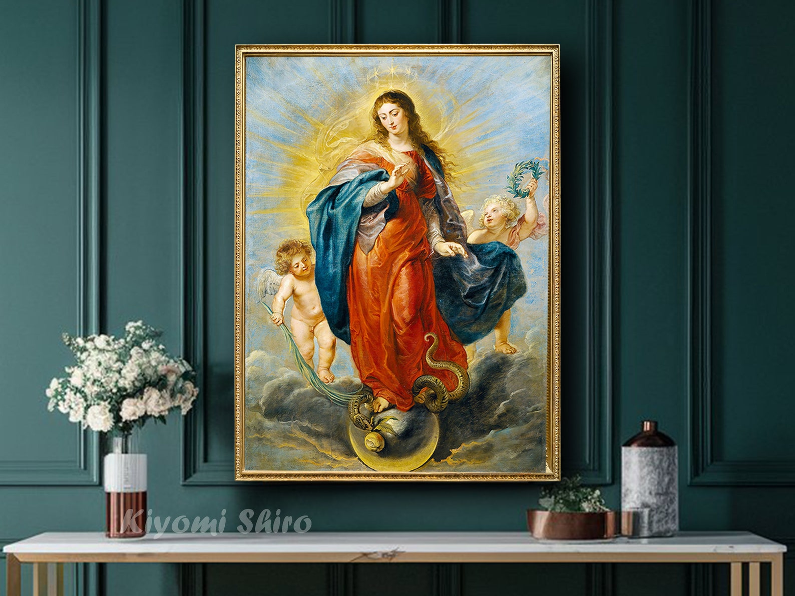 Immaculate Conception of Mary by Peter Paul Rubens, Mary Mother of God ...
