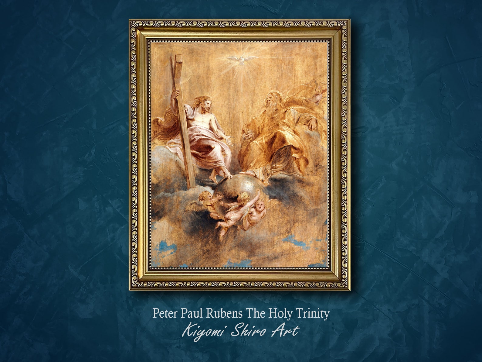 Peter Paul Rubens Painting the Holy Trinity, God the Father Son and ...