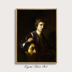 King David and Goliath Baroque Period Art, French Artist Nicolas ...