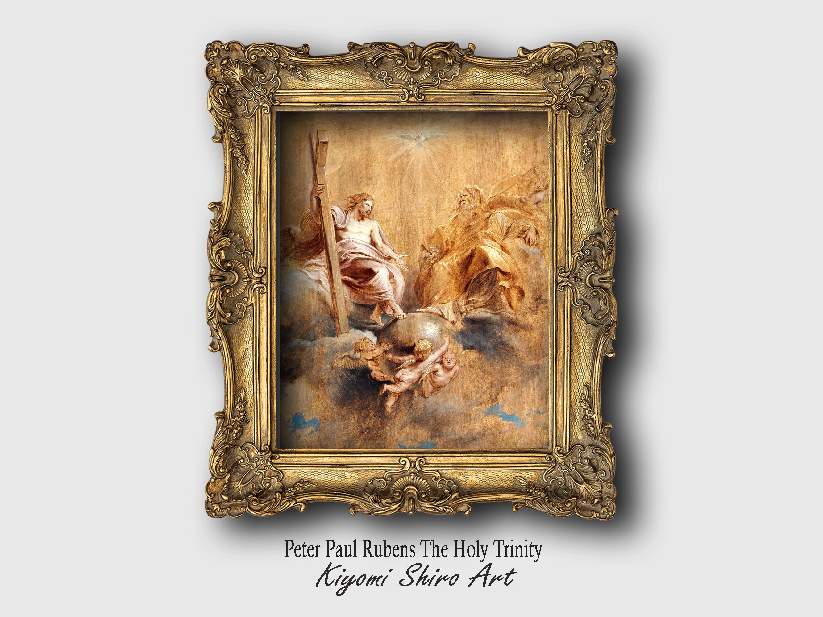 Peter Paul Rubens Painting the Holy Trinity, God the Father Son and ...