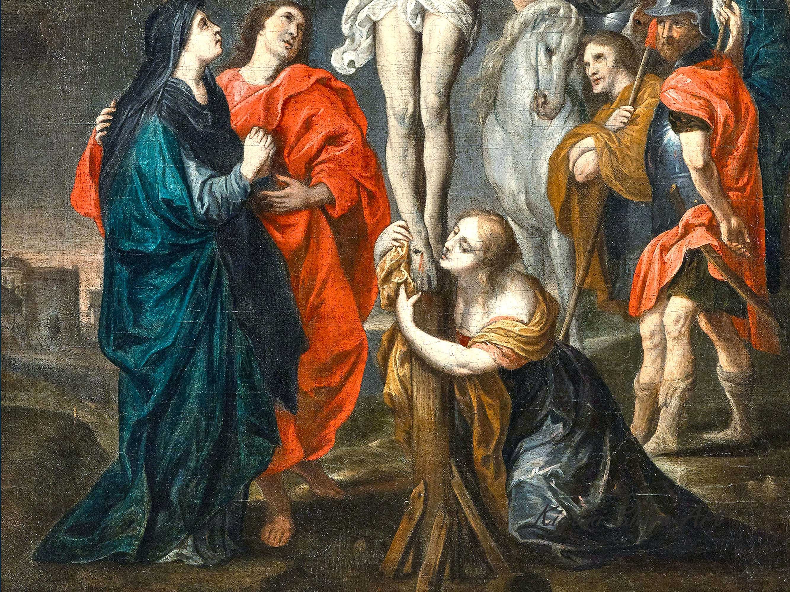 The Crucifixion Jesus of Nazareth by Follower of Peter Paul Rubens ...