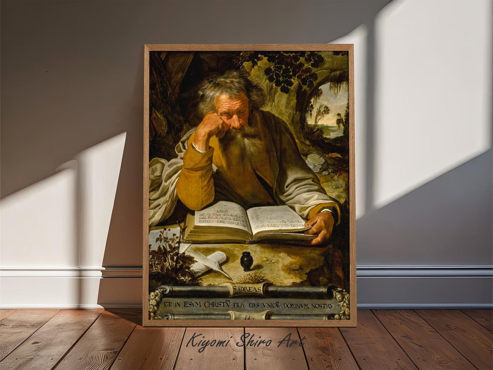 Saint Andrew the Apostle Famous Art by Baroque Artist Artus Wolffort ...