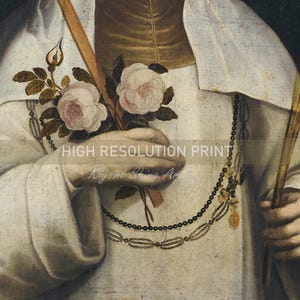Saint Rose of Lima Famous Painting, Rose Symbolism, 17th Century ...