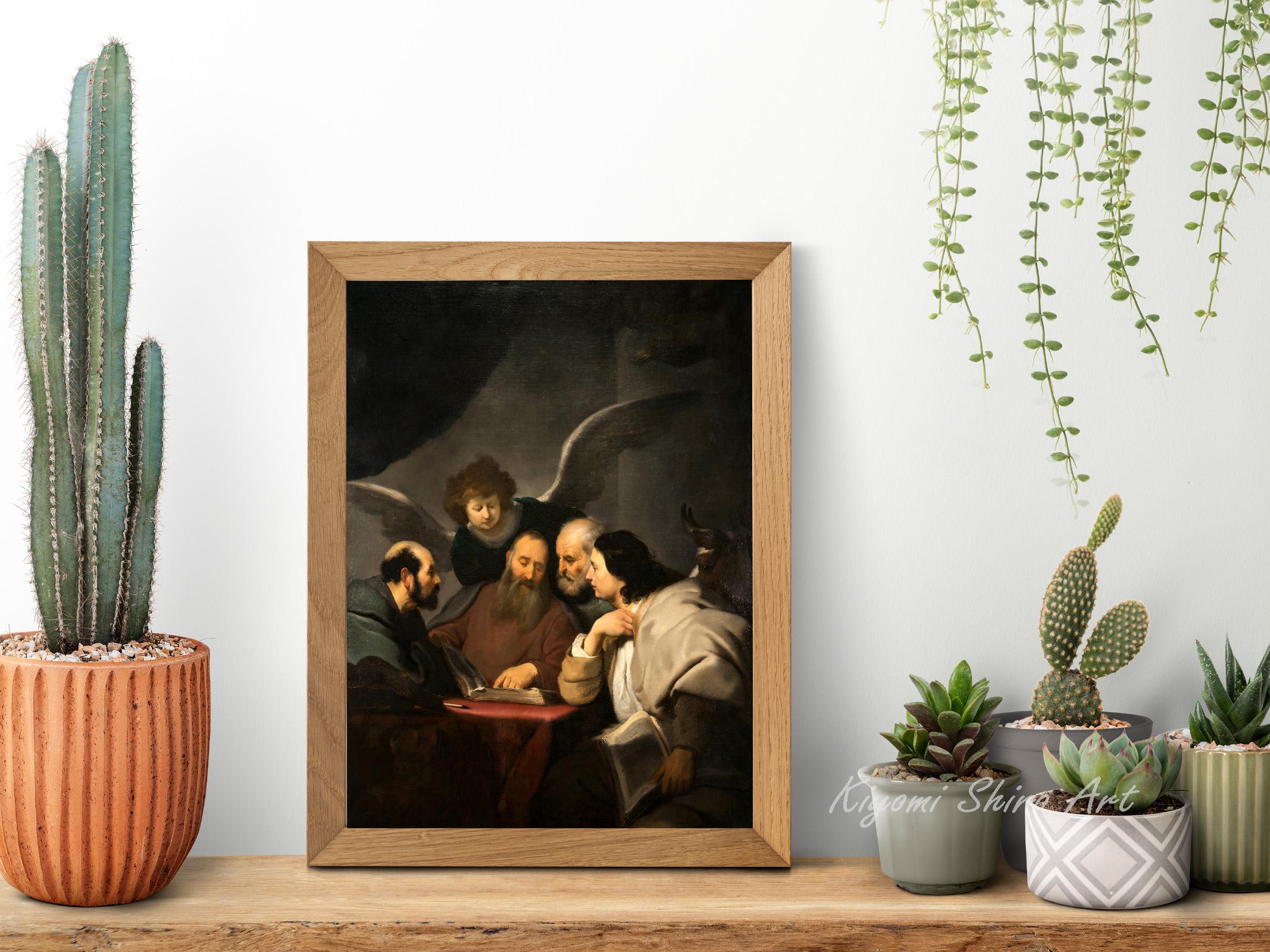 The Four Evangelists Famous Oil Painting by Jacob Adriaensz Backer ...