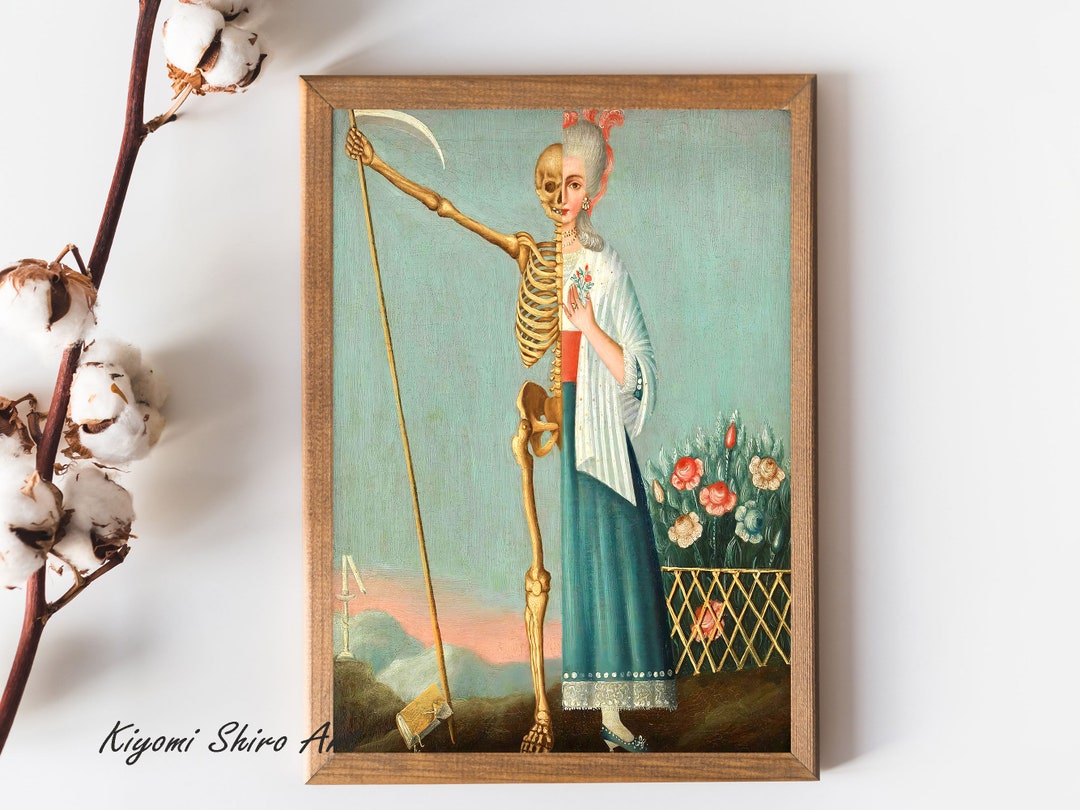 Memento Mori Vanitas Still Life Art. Dark Academia Famous Painting ...